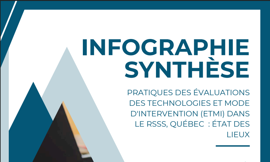 Infographie synthèse. Pratiques des évaluations des technologies et ...